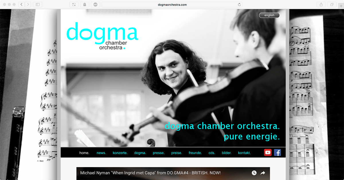 dogma chamber orchestra. cds.